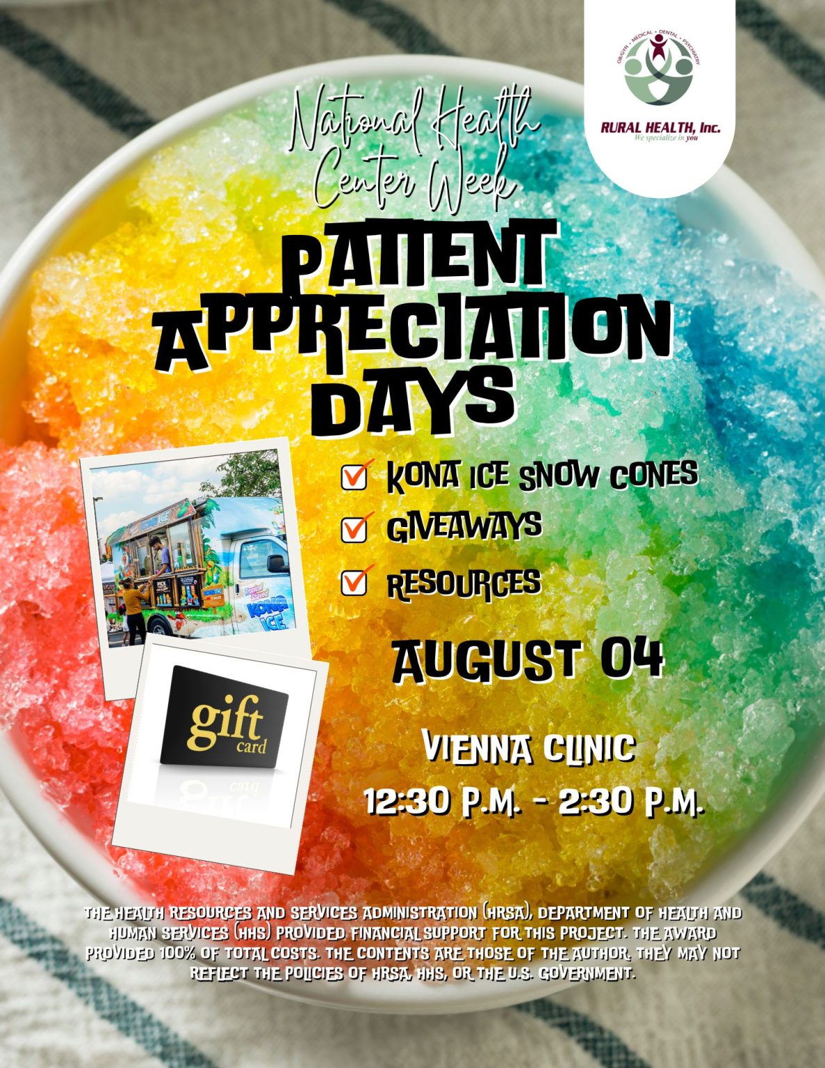 Patient Appreciation Days 2025 – Rural Health, Inc.